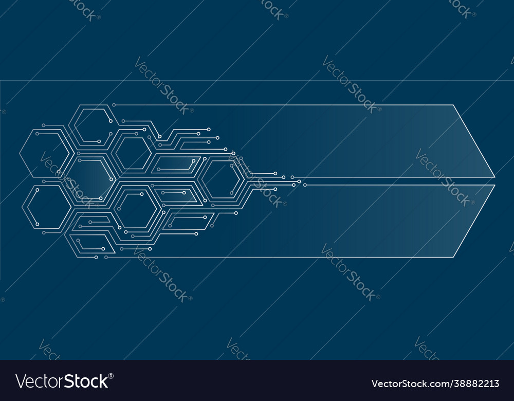 Abstract chip concept future Royalty Free Vector Image