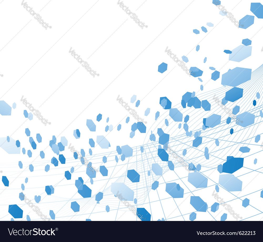 Abstract digital wind Royalty Free Vector Image