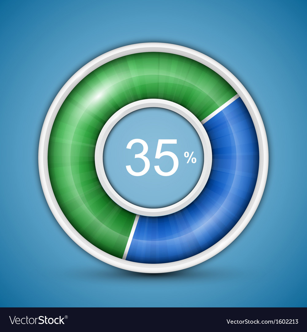 Circular progress bar Royalty Free Vector Image Circular progress bar Royalty Free Vector Image