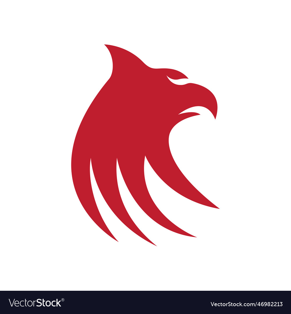 Falcon eagle bird Royalty Free Vector Image - VectorStock