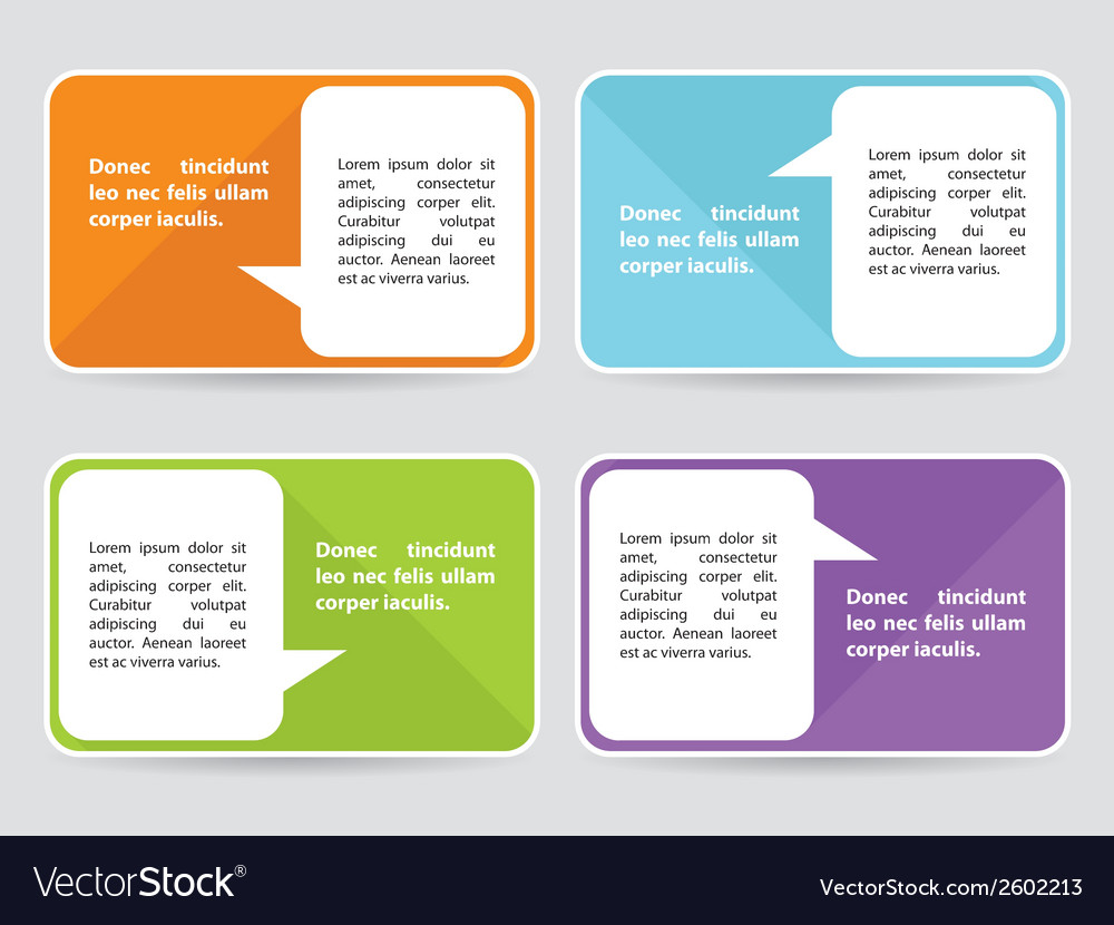 Text banners Royalty Free Vector Image - VectorStock