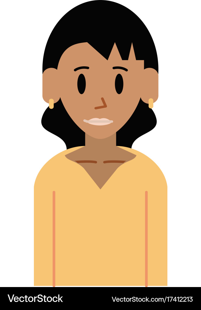 Young happy woman icon image Royalty Free Vector Image