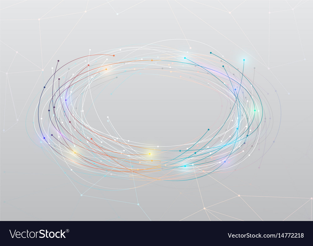 Background abstract technology communication data Vector Image