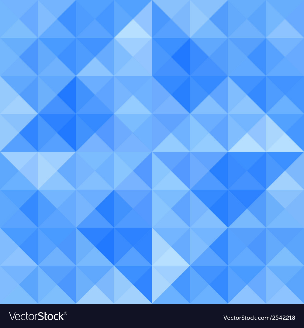 Blue triangle background Royalty Free Vector Image