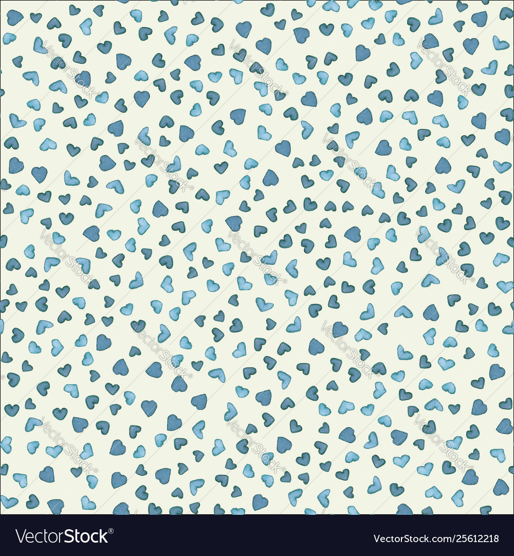 Hearts seamless repeat print pattern tile Vector Image