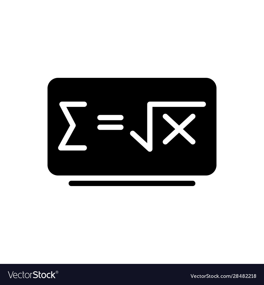 Math formula Royalty Free Vector Image - VectorStock