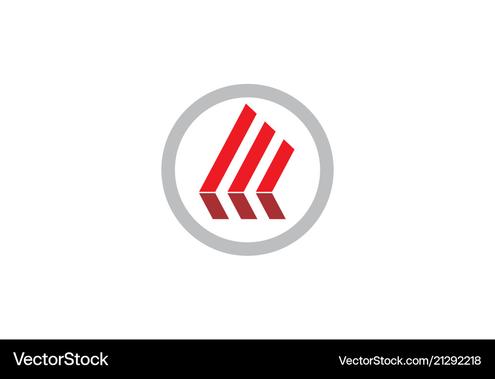 Shape line business logo Royalty Free Vector Image