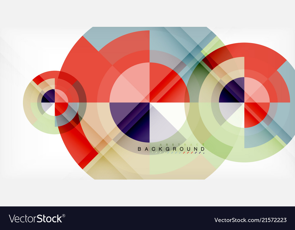 Circle abstract background Royalty Free Vector Image