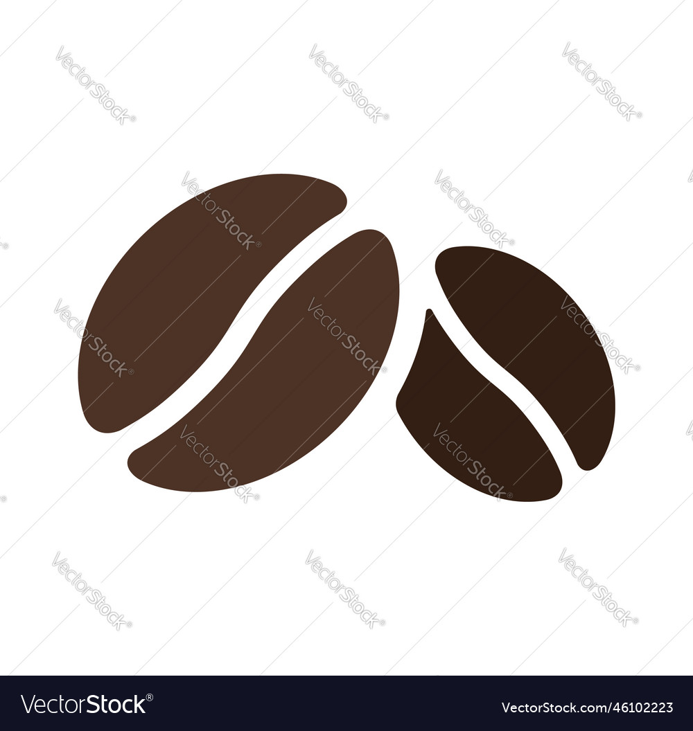 Coffee food drink icon symbol caffeine grain Vector Image