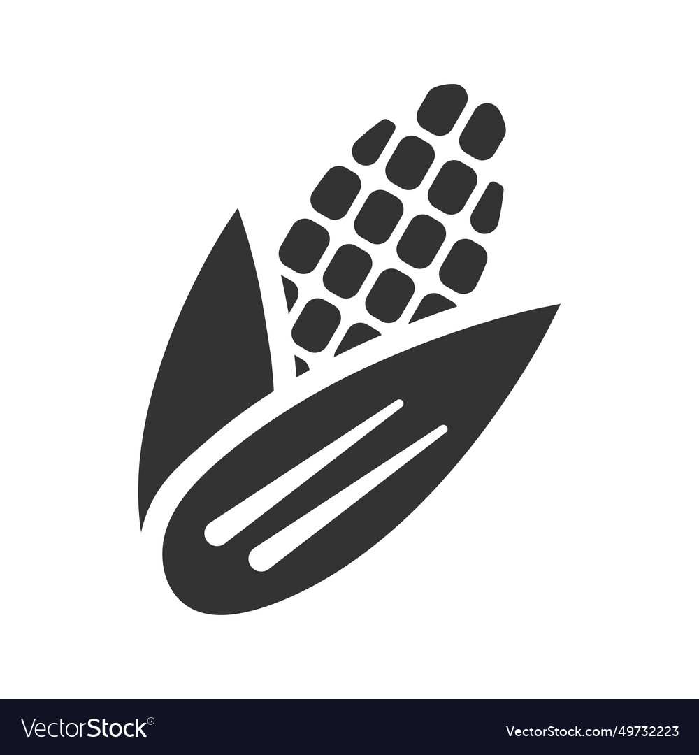 Corn icon Royalty Free Vector Image - VectorStock