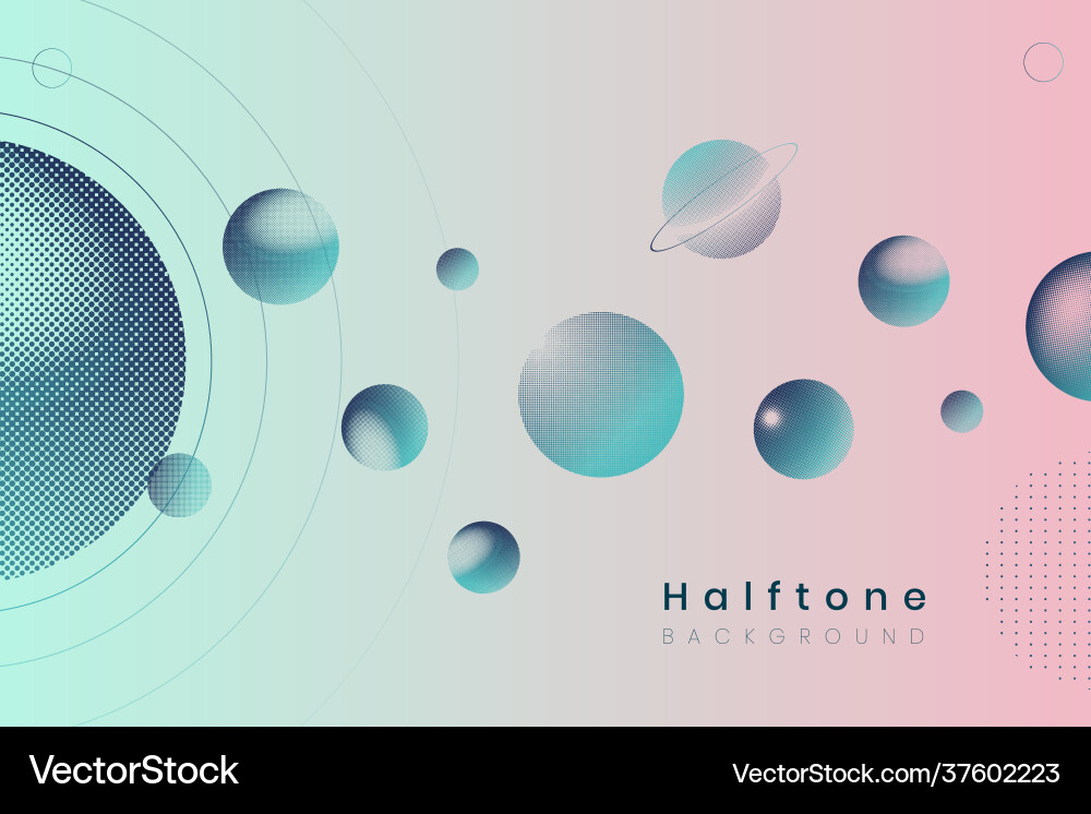 Halftone gradient background Royalty Free Vector Image