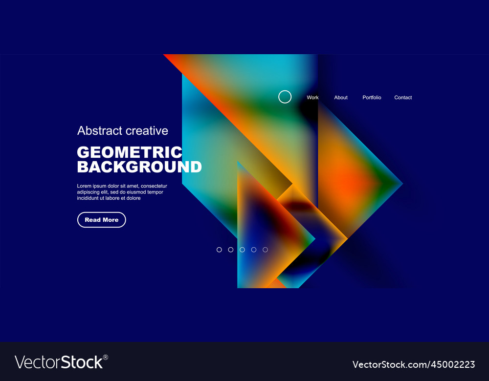 Triangle abstract background Royalty Free Vector Image