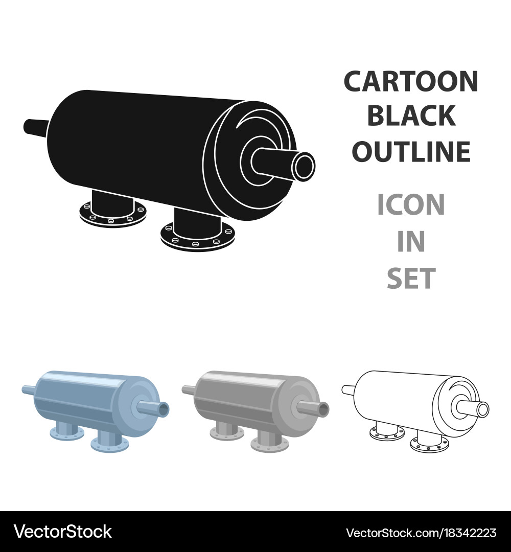 Water filter machine icon in cartoon style Vector Image