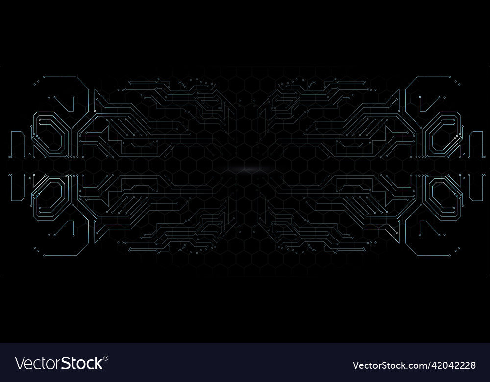 Abstract tech design background technology Vector Image
