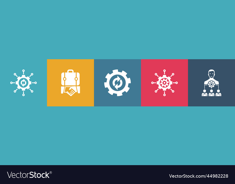 Bpm icons infographic design template creative Vector Image Bpm icons infographic design template creative Vector Image
