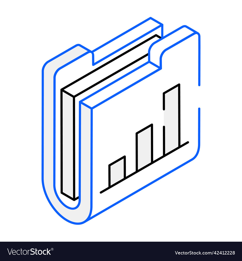 Business folder Royalty Free Vector Image - VectorStock