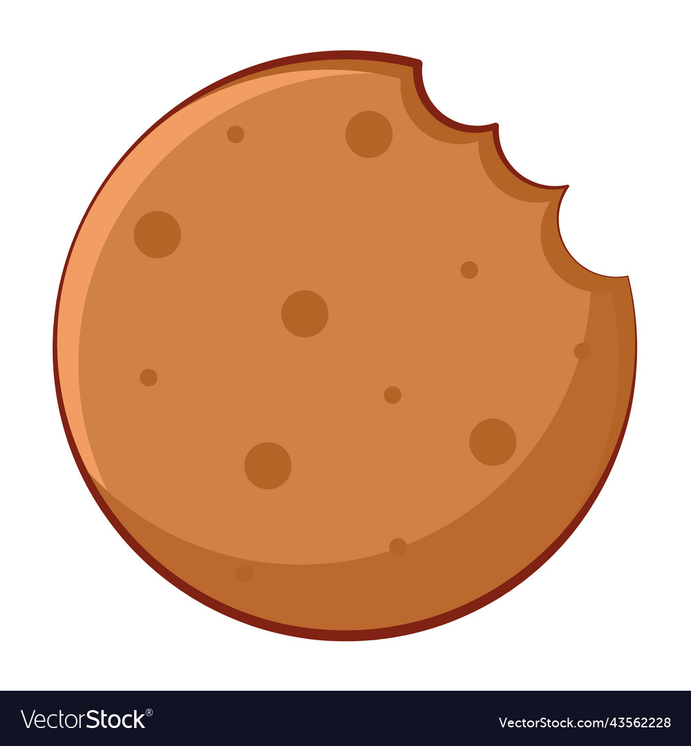 Colored cookie design Royalty Free Vector Image