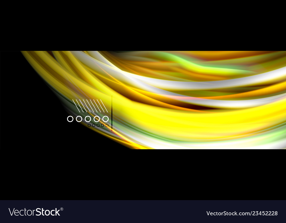 Fluid liquid wave pattern Royalty Free Vector Image