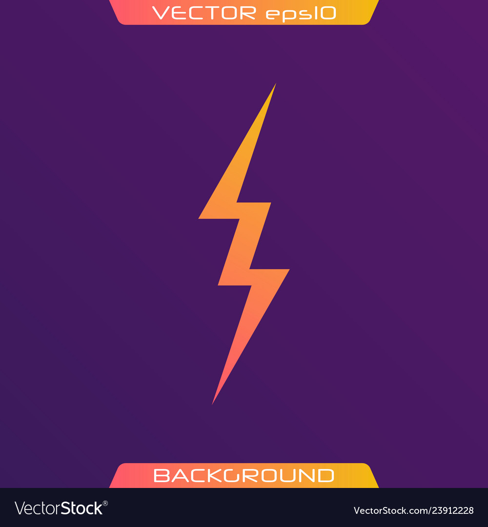 Lightning bolt set Royalty Free Vector Image - VectorStock