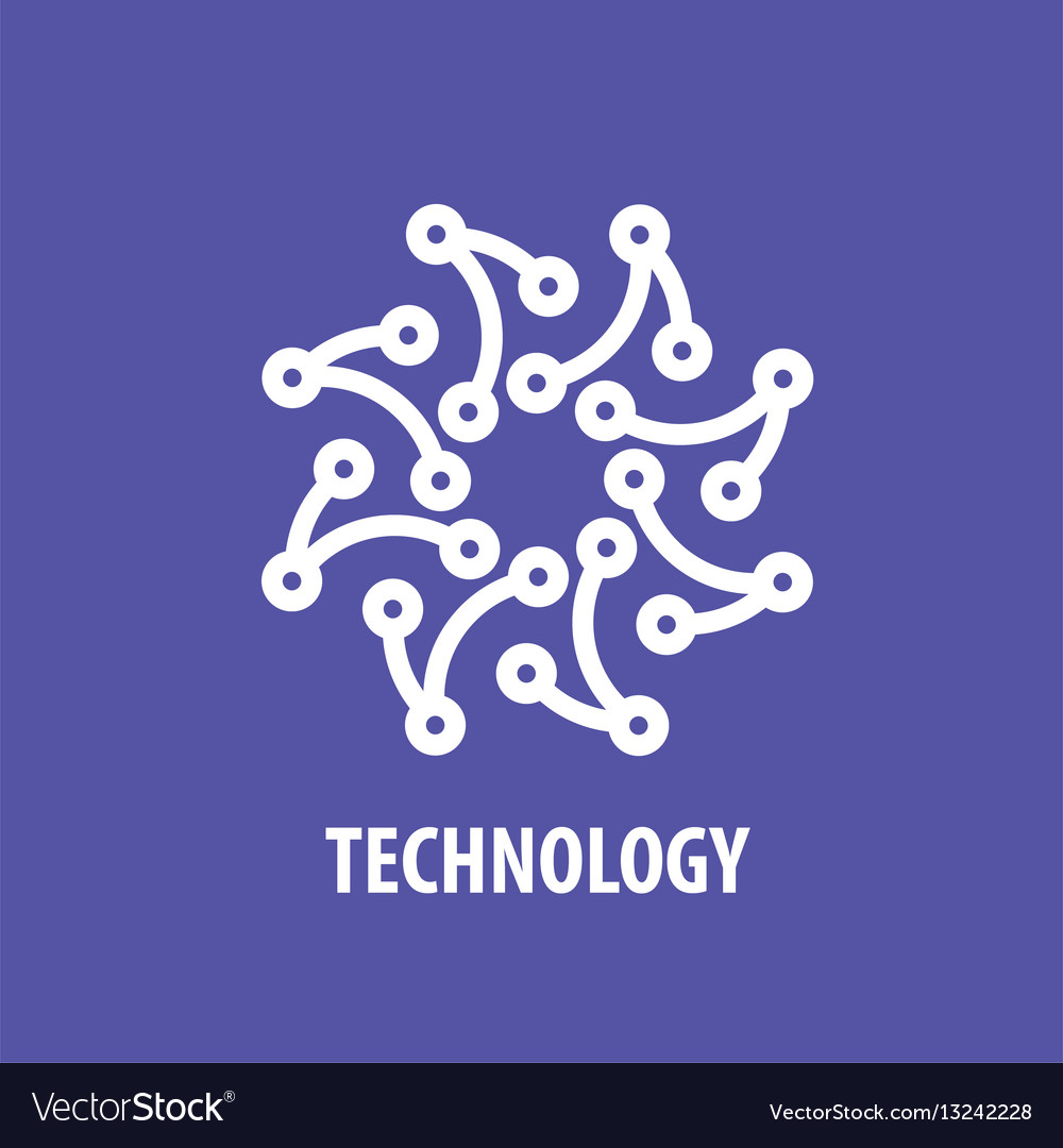 Logo technology Royalty Free Vector Image - VectorStock