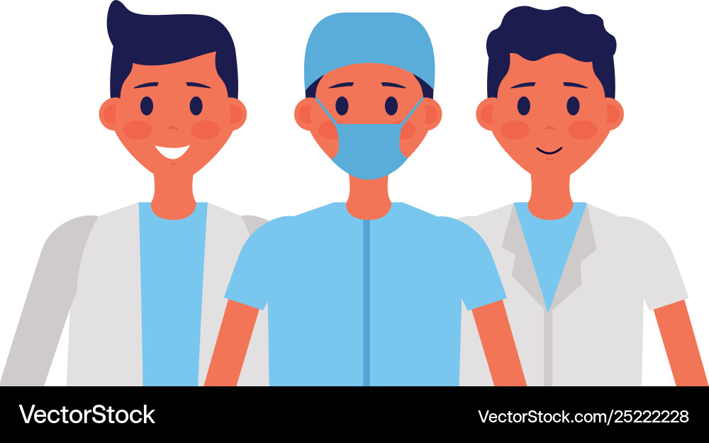 Medical people characters Royalty Free Vector Image