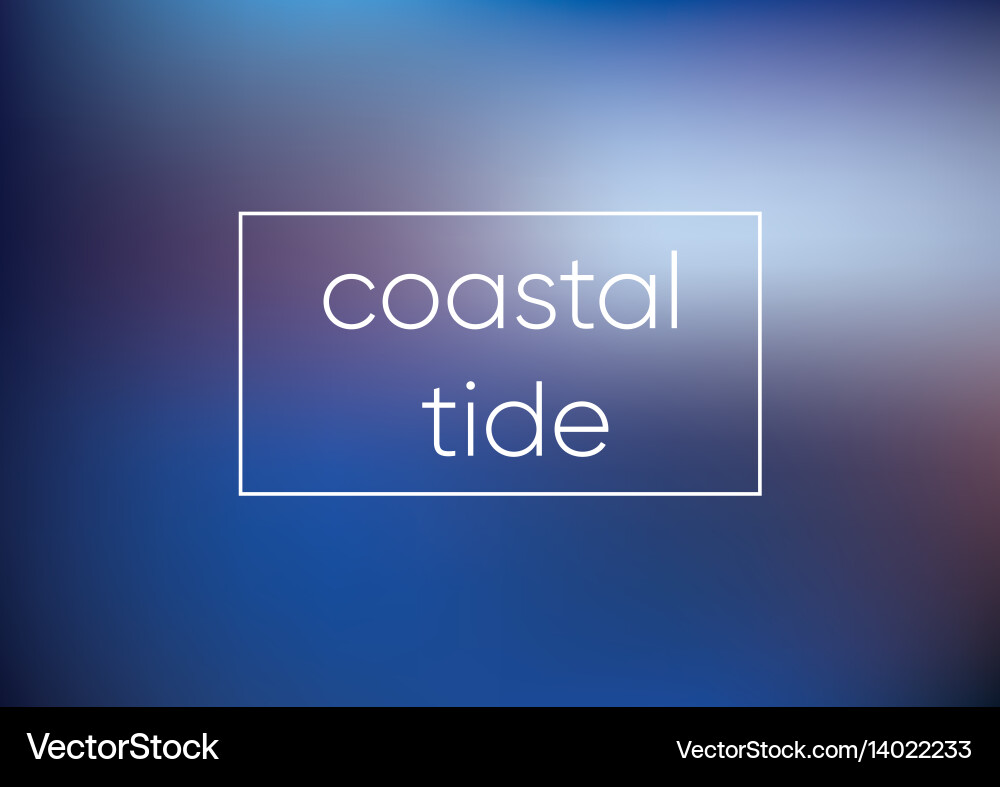 Mesh blue coastal tide smooth abstract colorful Vector Image