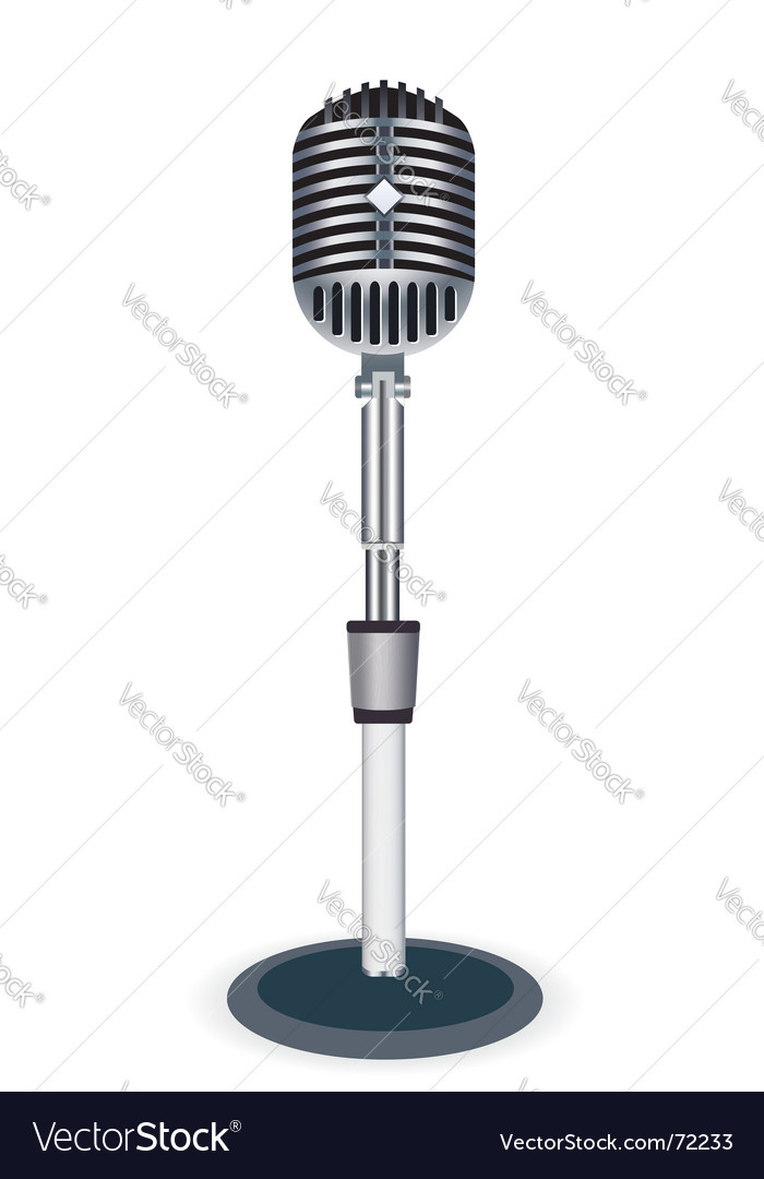 Microphone Royalty Free Vector Image - VectorStock