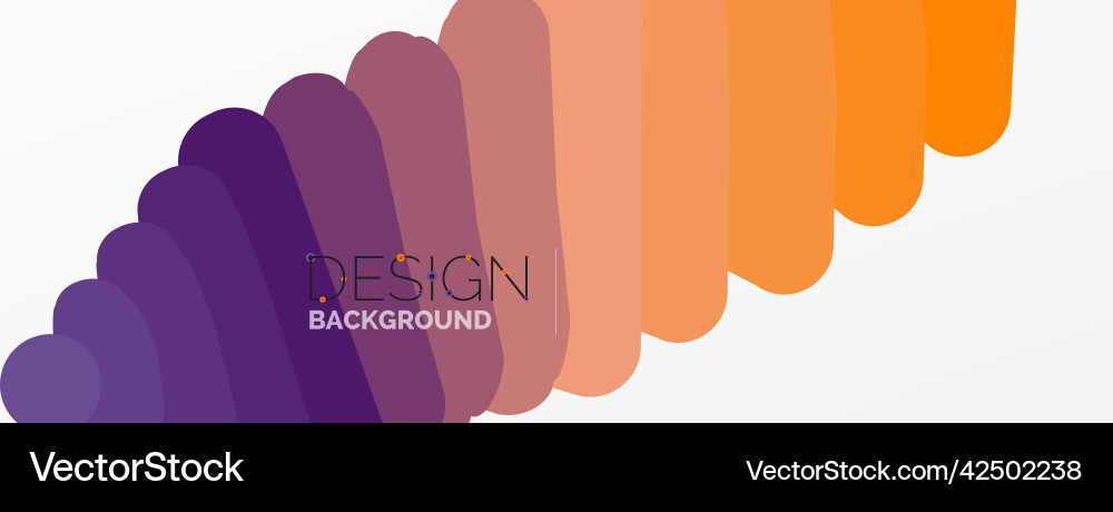 Background colorful shapes template wallpaper Vector Image