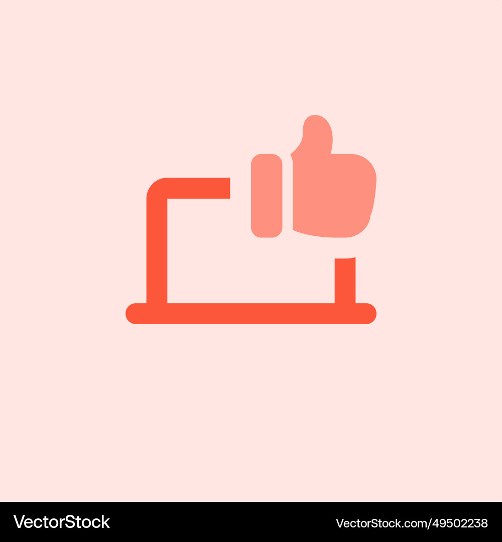 Digital approval of laptop in progress Royalty Free Vector
