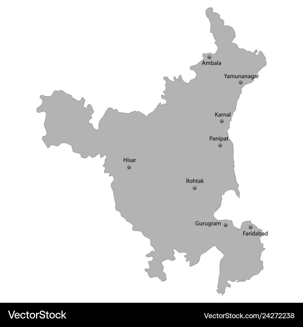 High quality map state of india Royalty Free Vector Image