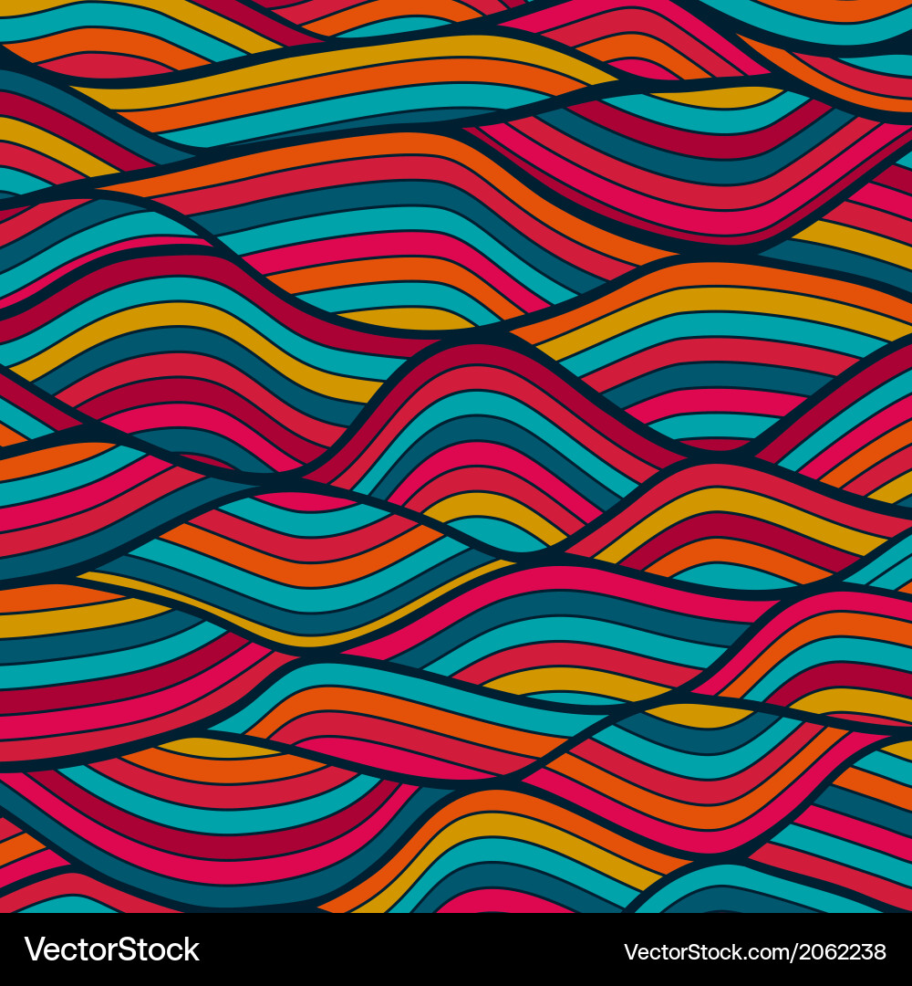 Waves patterntemplates web page designcopy Vector Image
