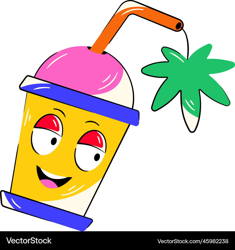 Weed drink Royalty Free Vector Image - VectorStock
