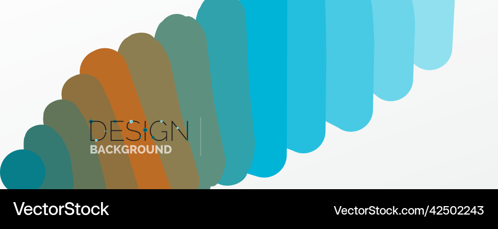 Background colorful shapes template wallpaper Vector Image