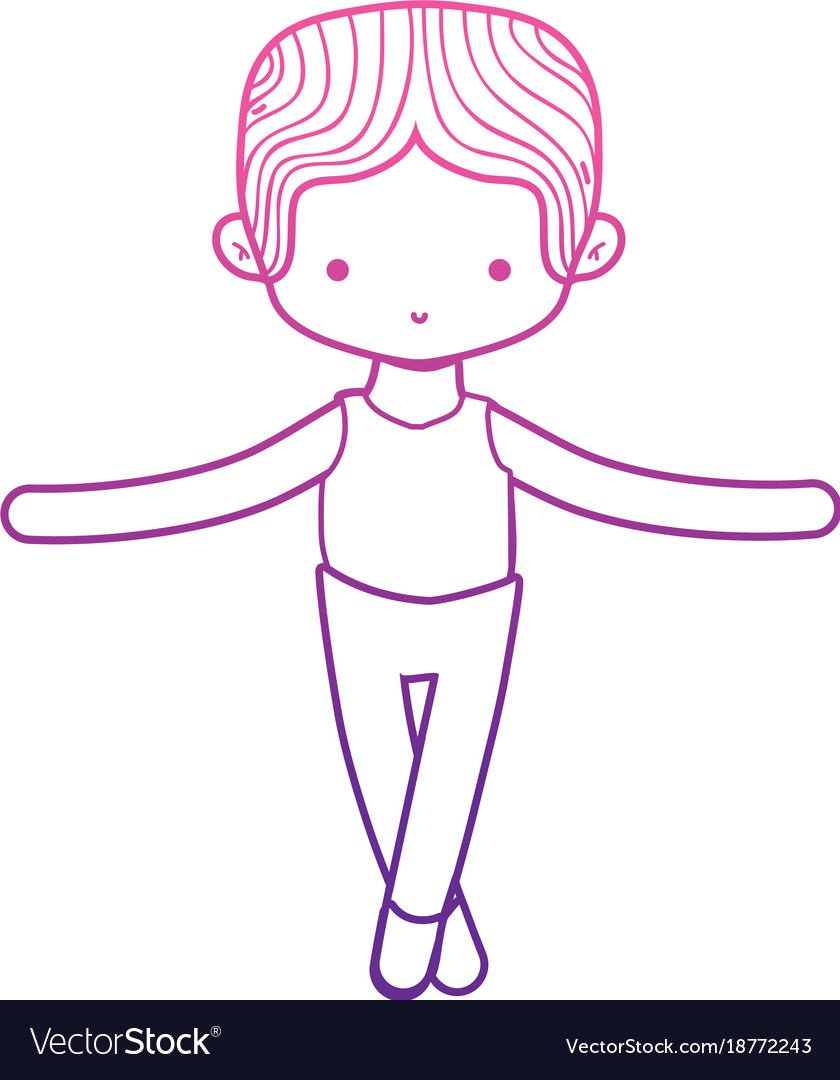 Ballet dancer design Royalty Free Vector Image