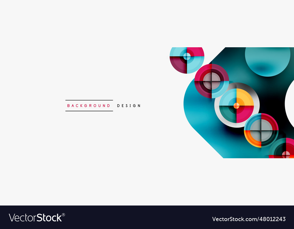 Circle pattern background abstract backgrounds Vector Image