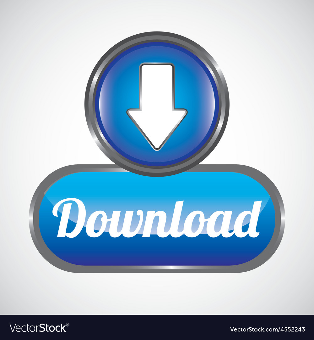 Download button Royalty Free Vector Image - VectorStock