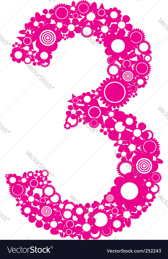 Number Royalty Free Vector Image - VectorStock