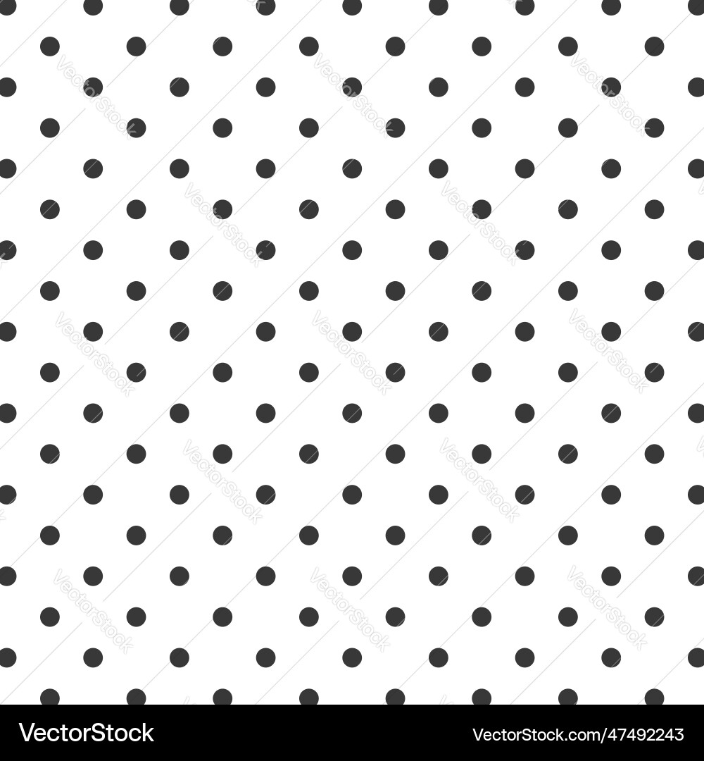 Polka dot seamless pattern background Royalty Free Vector