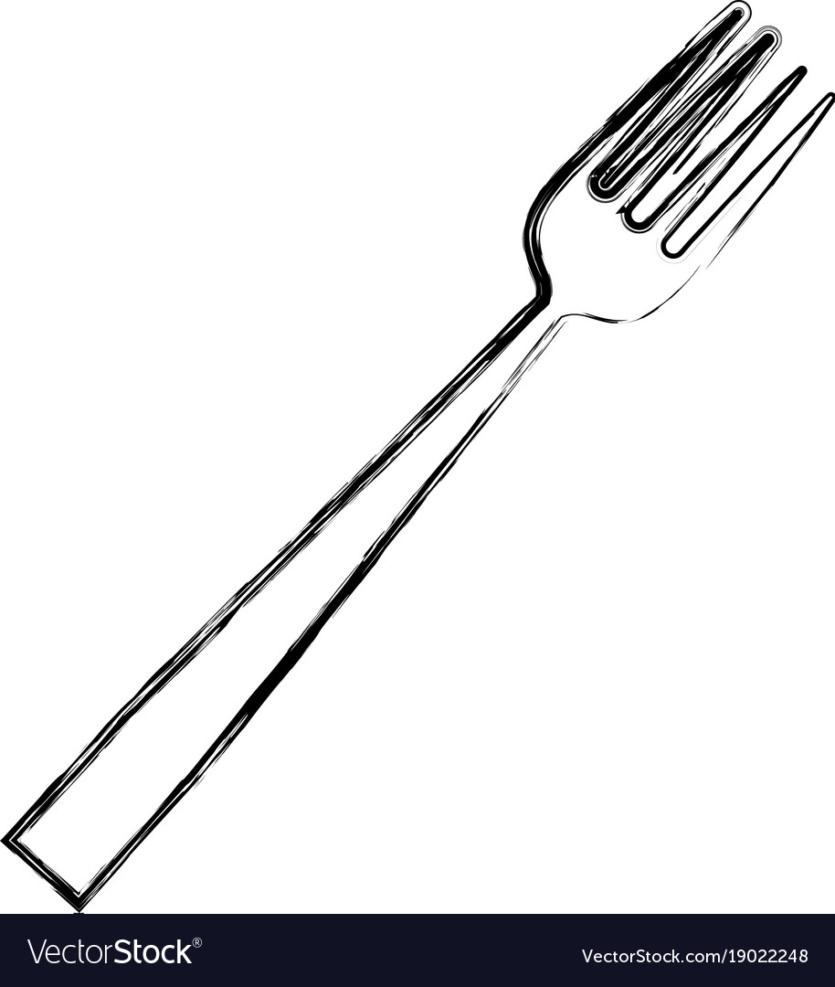 Fork Royalty Free Vector Image - VectorStock