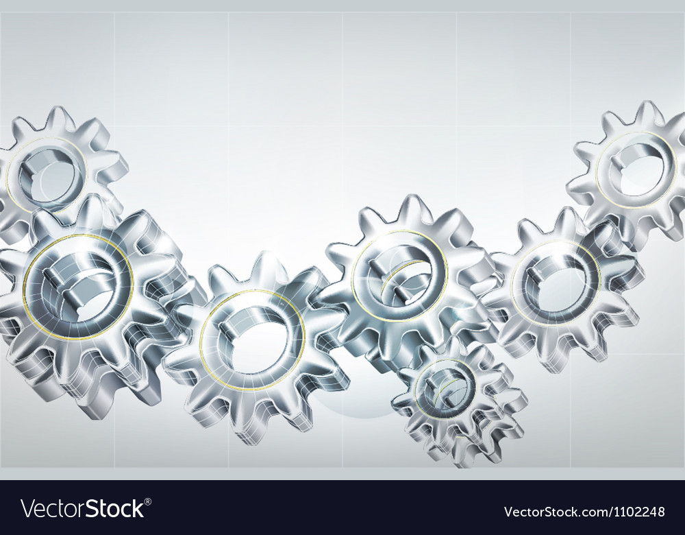 Gears background Royalty Free Vector Image - VectorStock