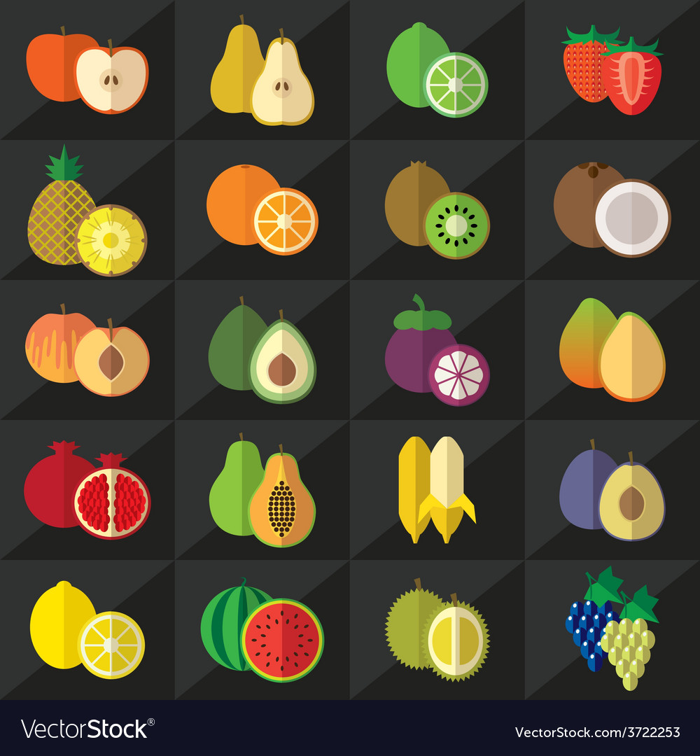 Fruits Royalty Free Vector Image - VectorStock