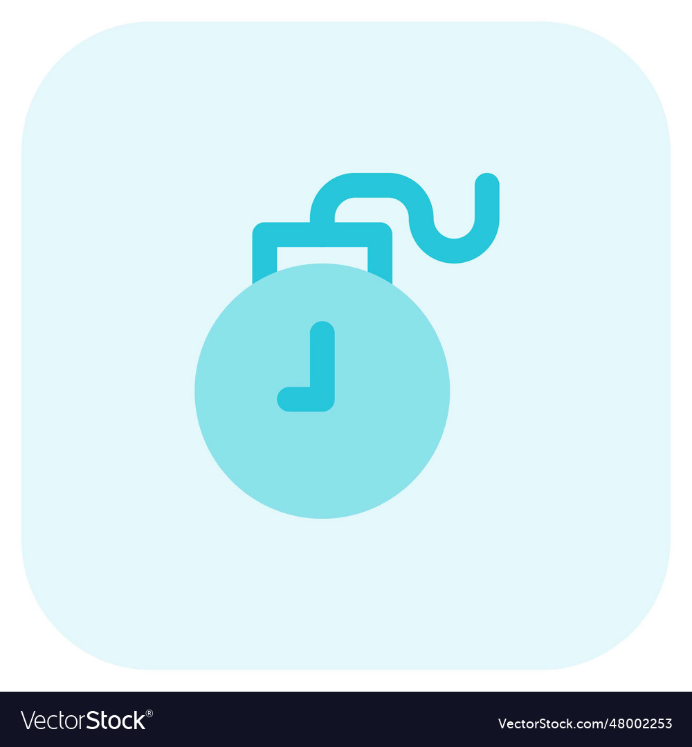 Network destruction with a program timer bomb Vector Image