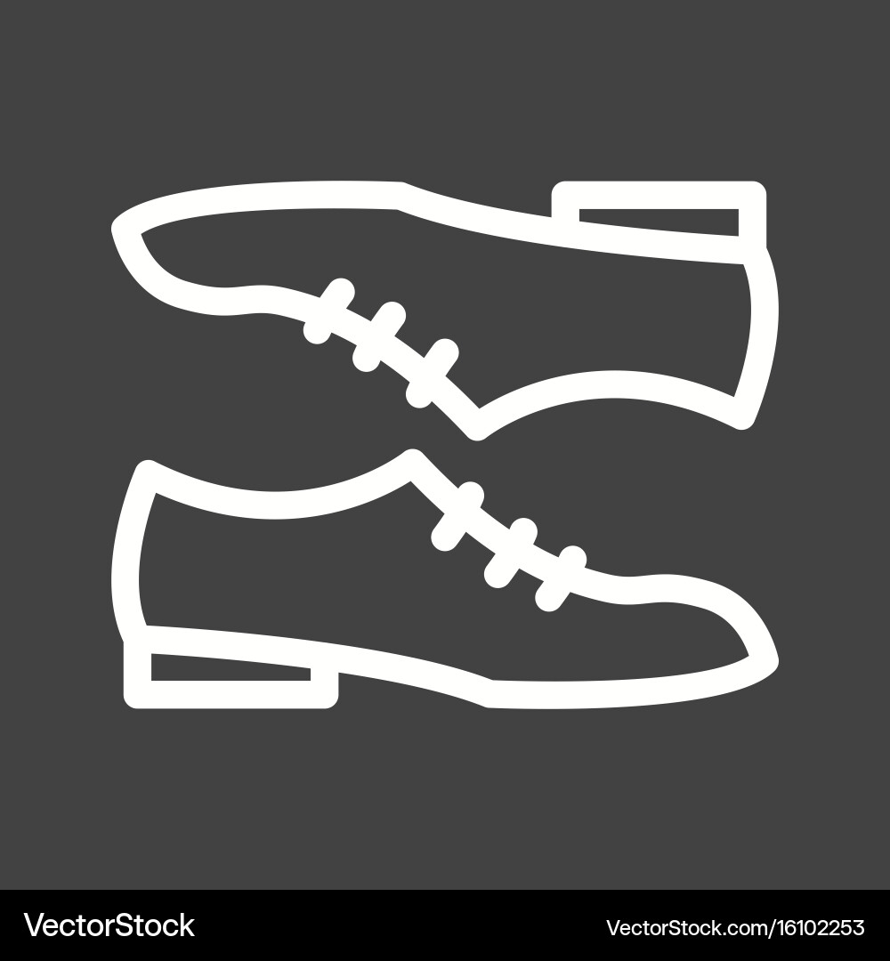 Pair of shoes Royalty Free Vector Image - VectorStock