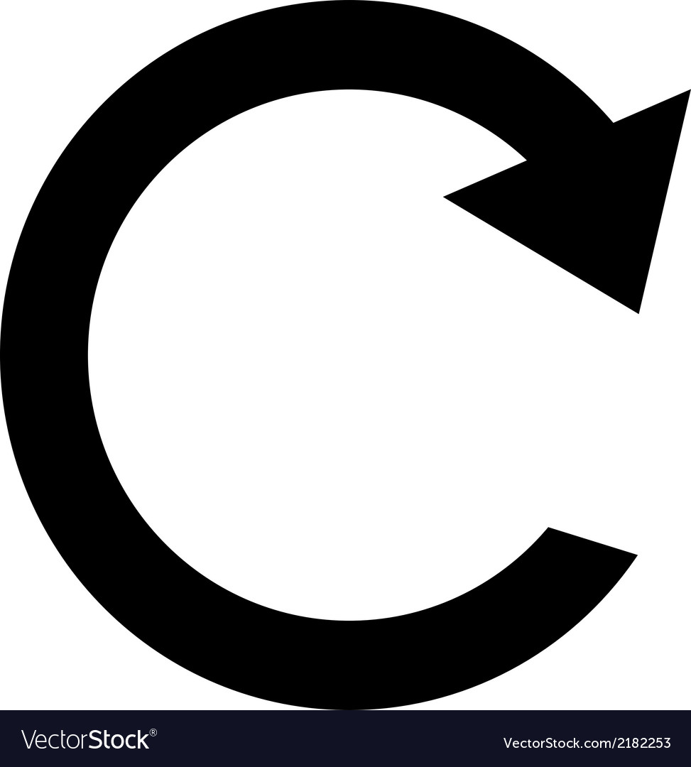 Repeat Sign Icon Royalty Free Vector Image VectorStock