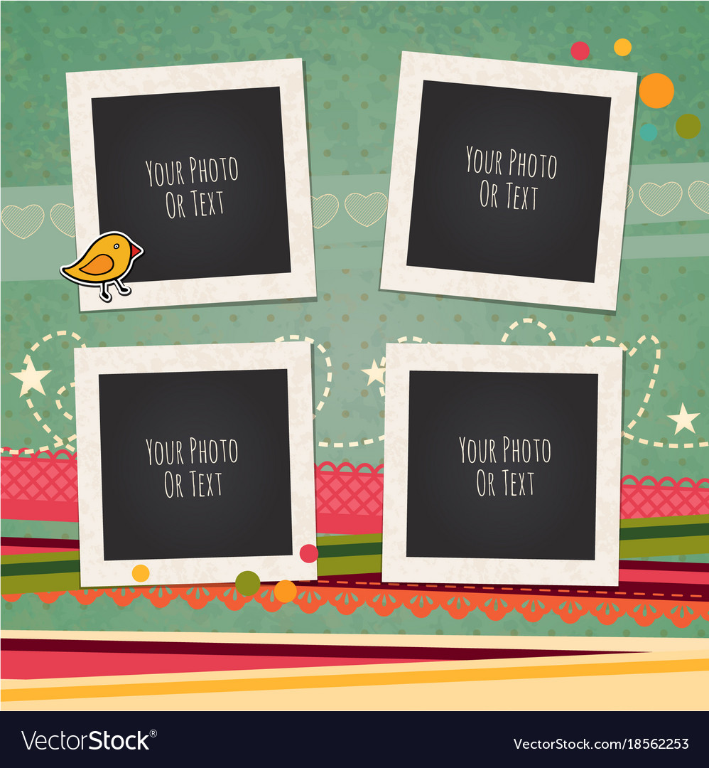 Template frame Royalty Free Vector Image - VectorStock