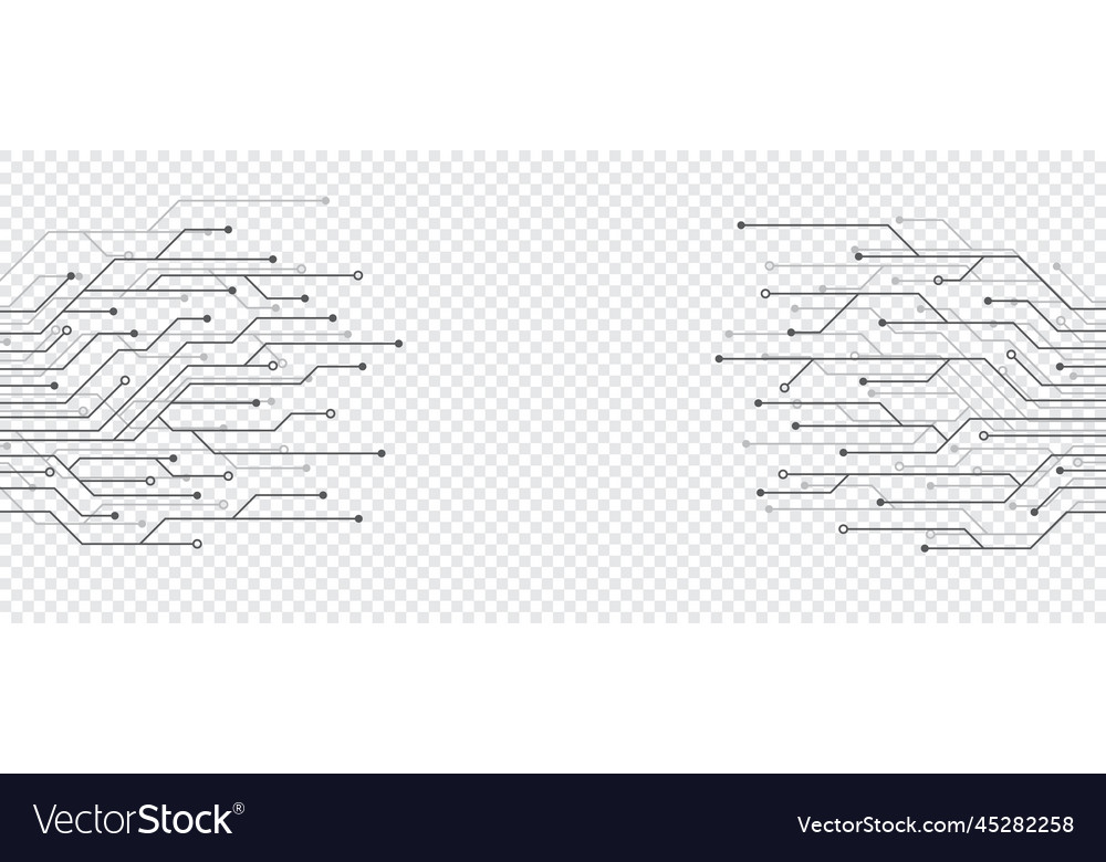 Circuit board electronics digital technology Vector Image