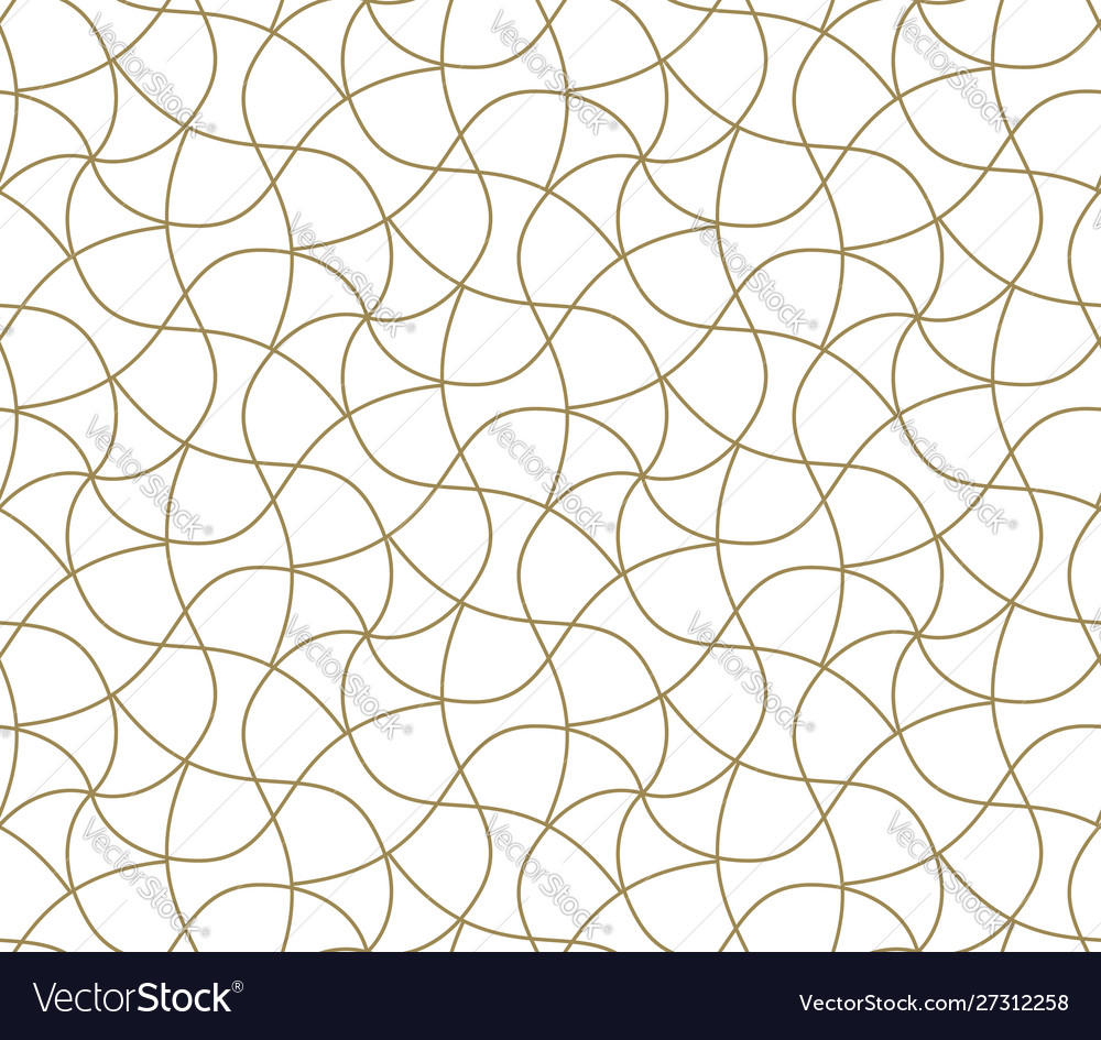Seamless pattern with abstract geometric line Vector Image