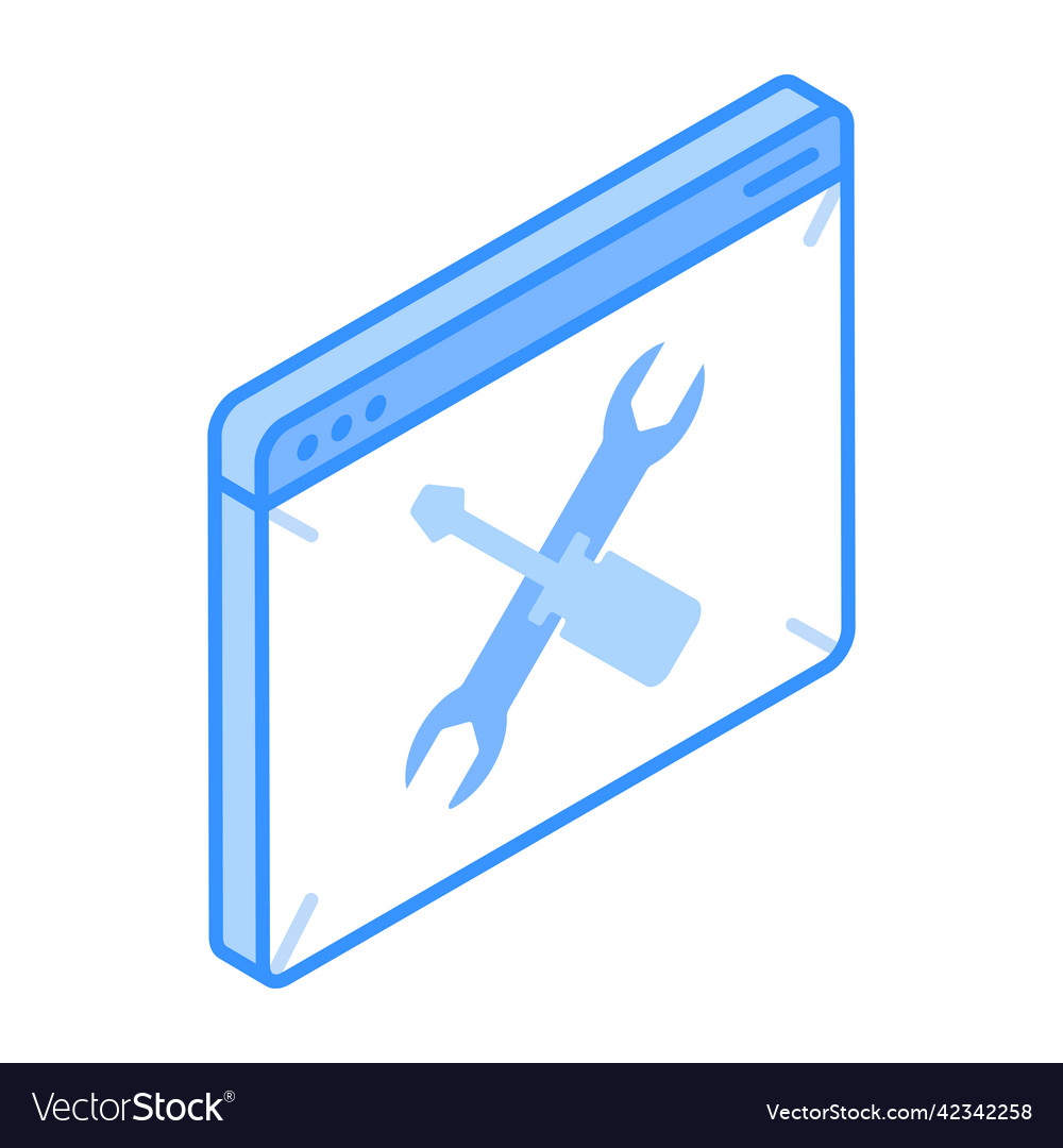 Website maintenance Royalty Free Vector Image - VectorStock