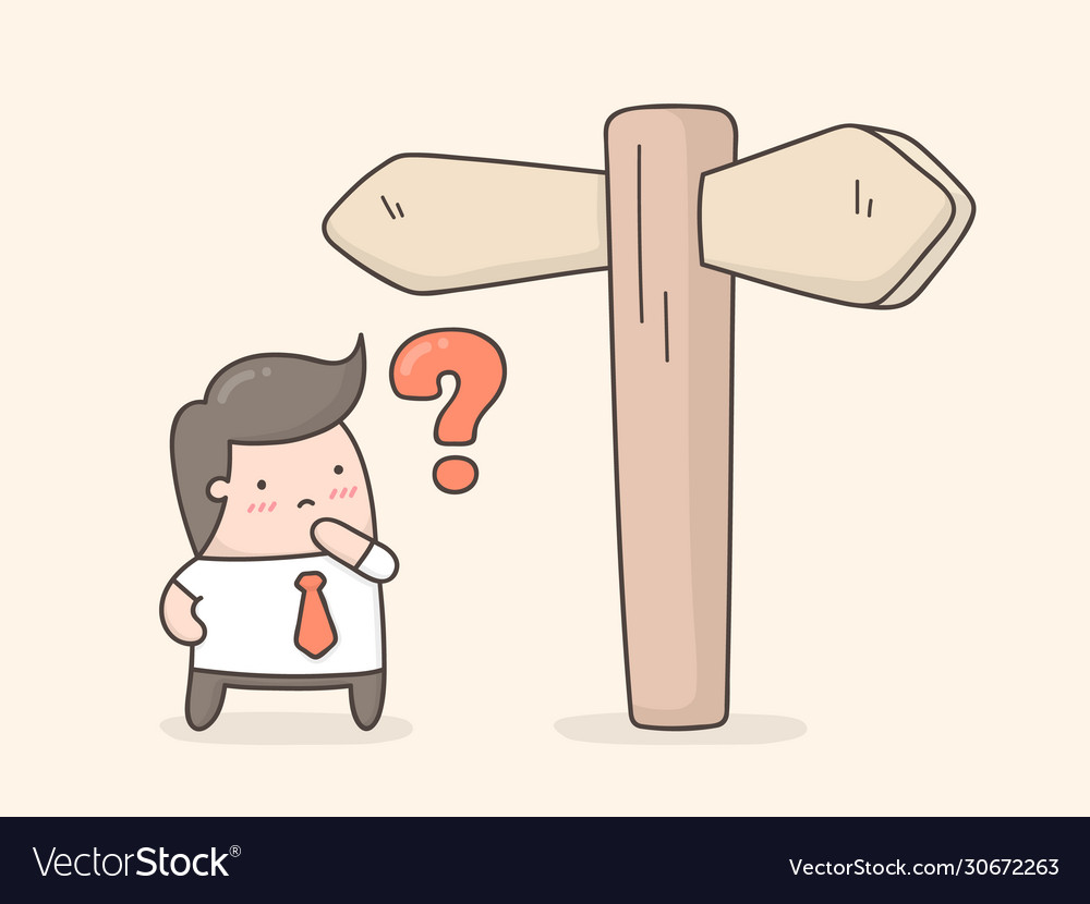 Doubt Royalty Free Vector Image - VectorStock