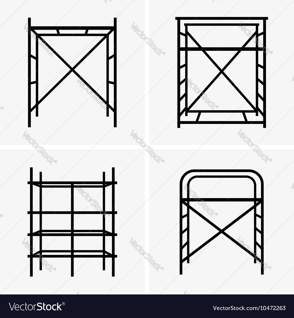 Scaffolding Royalty Free Vector Image - VectorStock Scaffolding Royalty Free Vector Image - VectorStock